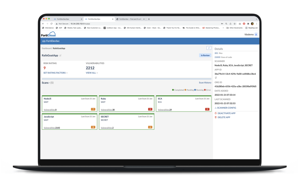 FortiDevSec - a comprehensive SaaS-based tool for software developers and DevOps